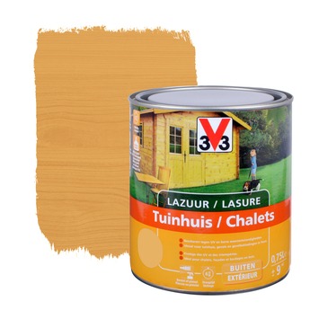 V33 beits tuinhuis zijdeglans noorse den 750 ml | beits | GAMMA.be