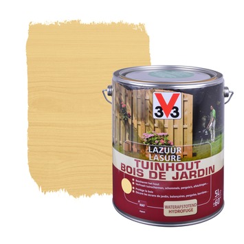 V33 beits tuinhuis zijdeglans kleurloos 5 L | Beits | GAMMA.be