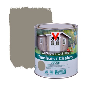 V33 beits tuinhuis color zijdeglans bizon 750 ml | Beits | GAMMA.be