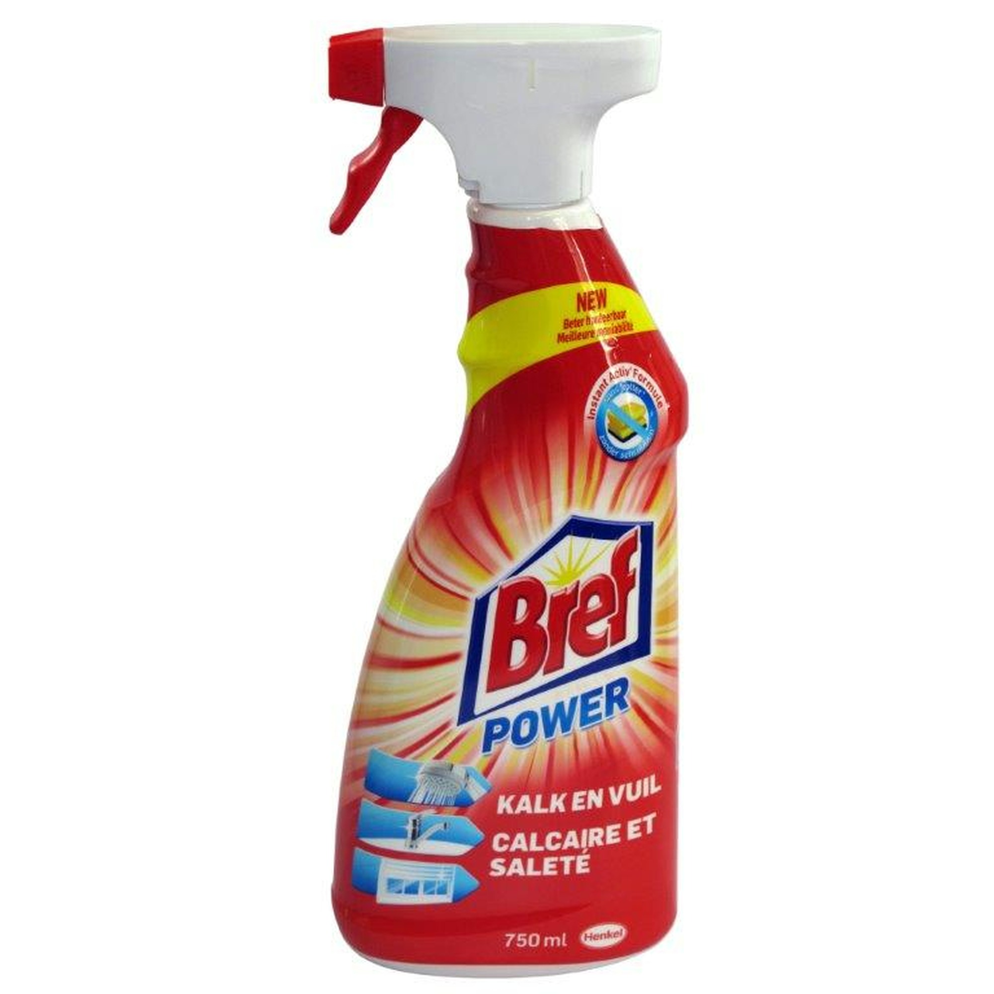 Bref Power Spray calcaire et saleté 750 ml | Produits de nettoyage ...