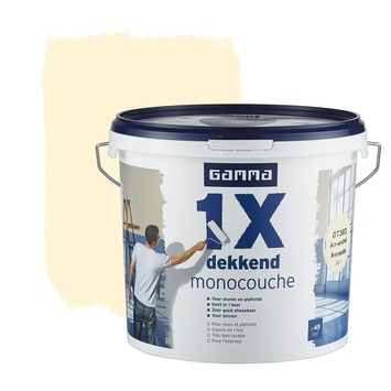 GAMMA muurverf mat 1x dekkend amandel 5 L | | GAMMA.be