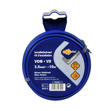 Profile VOB-kabel blauw 2,5 mm² - lengte 10 m | | GAMMA.be