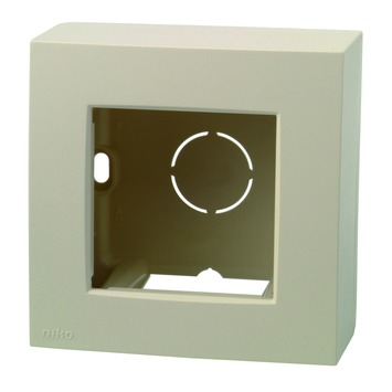 Niko opbouwdoos enkelvoudig cream | inbouwdozen | GAMMA.be