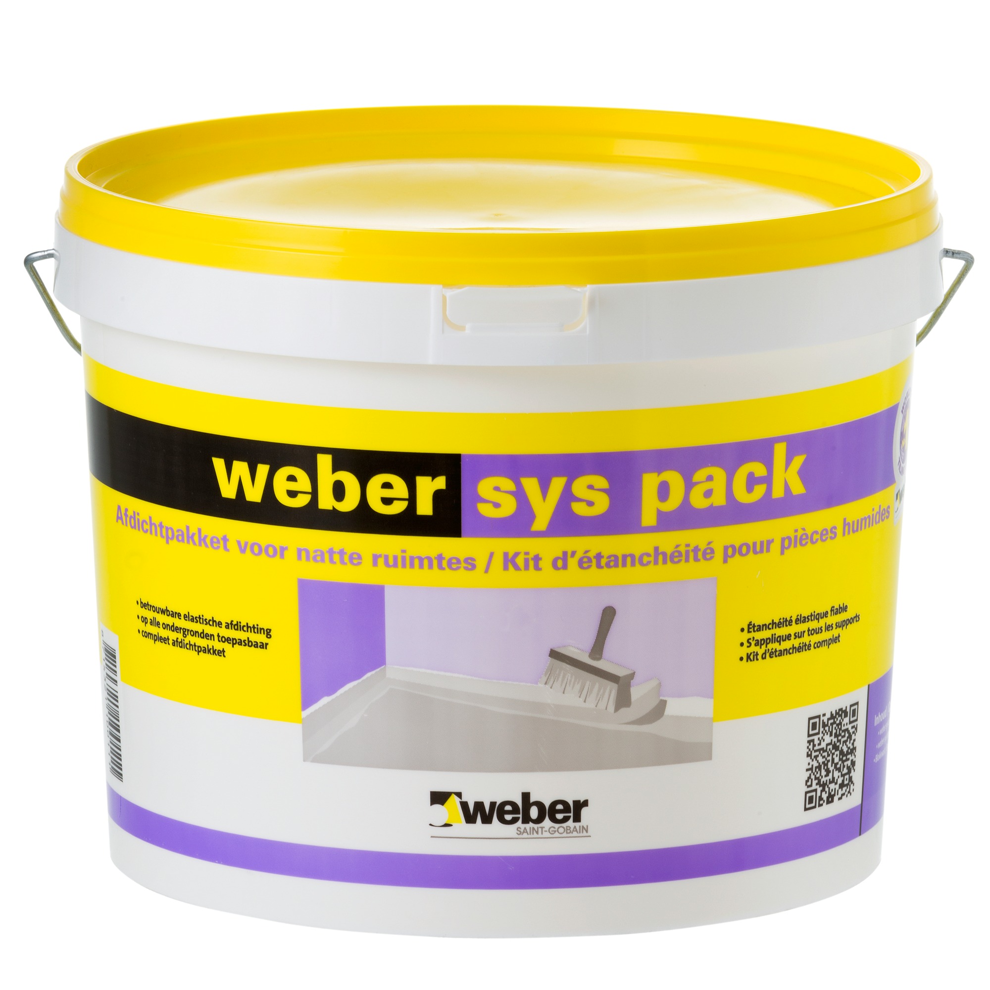 Kit d'étanchéité tout en un Weber 4,5 kg | Mastic construction ...