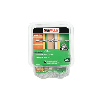 Molly Piranha universele plug met schroef M32040-XJ 10x50 mm | GAMMA.be