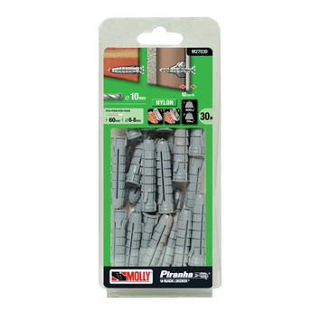 Molly Piranha universele nylon plug M27030-XJ 10x50 mm | GAMMA.be