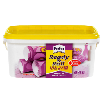 Perfax Ready & Roll behanglijm papier en vinyl 2,25 kg | behanglijm ...