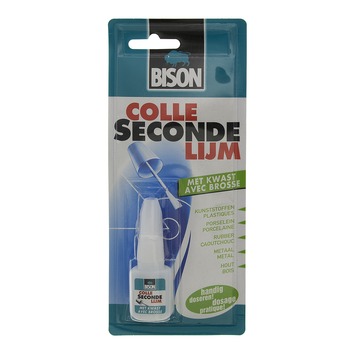 Colle seconde Bison avec pinceau 5 g | Colle instantanée | GAMMA.be