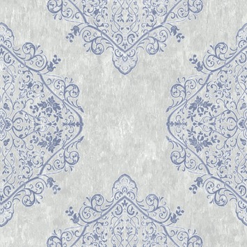 Vliesbehang Marrakech grijs-blauw 100036 | GAMMA.be