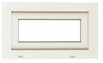 Openvallend raam pvc eco 58x66 cm U=1,1 SP0506 wit | | GAMMA.be