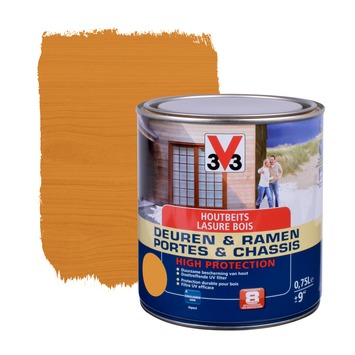V33 Ramen & Deuren High Protection beits zijdeglans teak 750 ml | | GAMMA.be