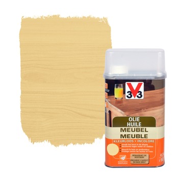 V33 meubelolie mat kleurloos 500 ml | beits-olien-vernis | GAMMA.be