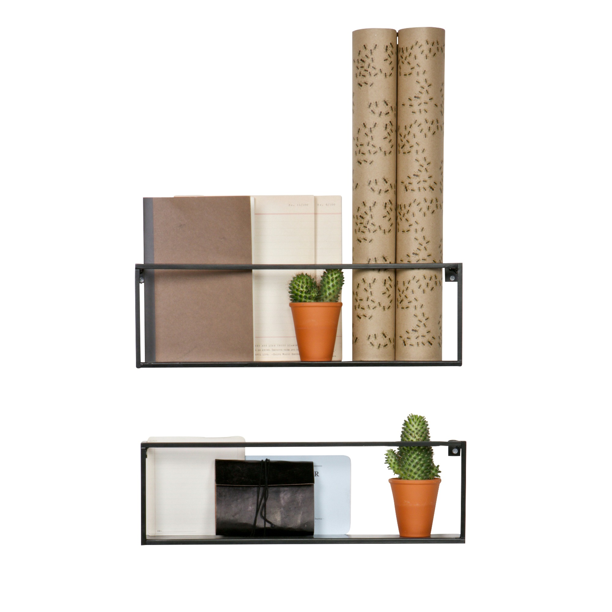 Woood wandplank Meert 50 cm metaal | Opbergkasten & opbergrekken ...