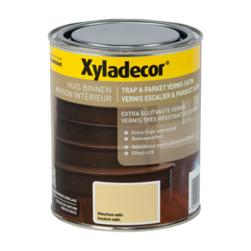 Xyladecor Trap & Parket vernis zijdeglans kleurloos 750 ml | beits-olien-vernis | GAMMA.be