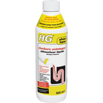 HG vloeibare ontstopper 500 ml | ontstoppers | GAMMA.be