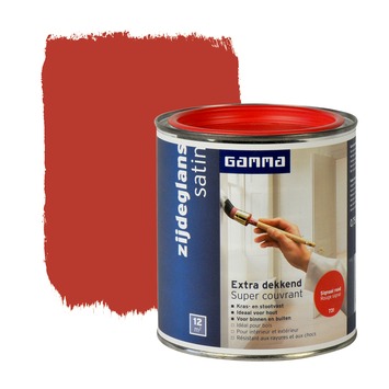 GAMMA lak extra dekkend zijdeglans signaal rood 750 ml | Lak | GAMMA.be