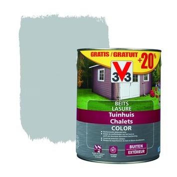 V33 beits tuinhuis color zijdeglans pure everest 2,5 L + 20% extra | Beits | GAMMA.be