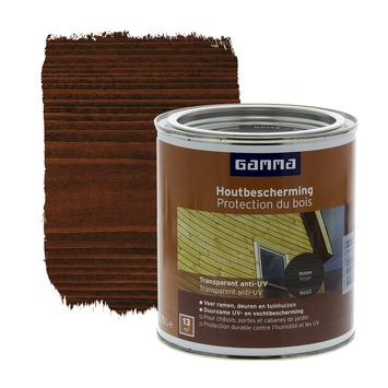 Lasure transparente anti-UV GAMMA satin 750 ml noyer | | GAMMA.be