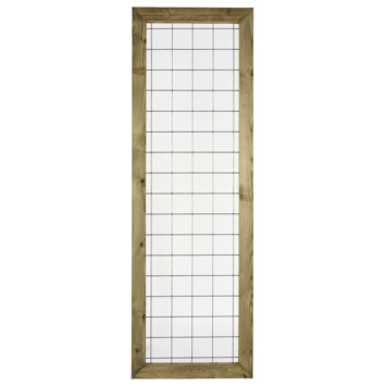 Gaasscherm in lijst hardhout 180x60 cm | gaas | GAMMA.be