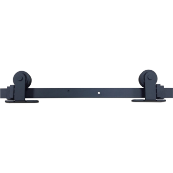 Rollers + geleider hout/stalen deur metaal zwart | GAMMA.be