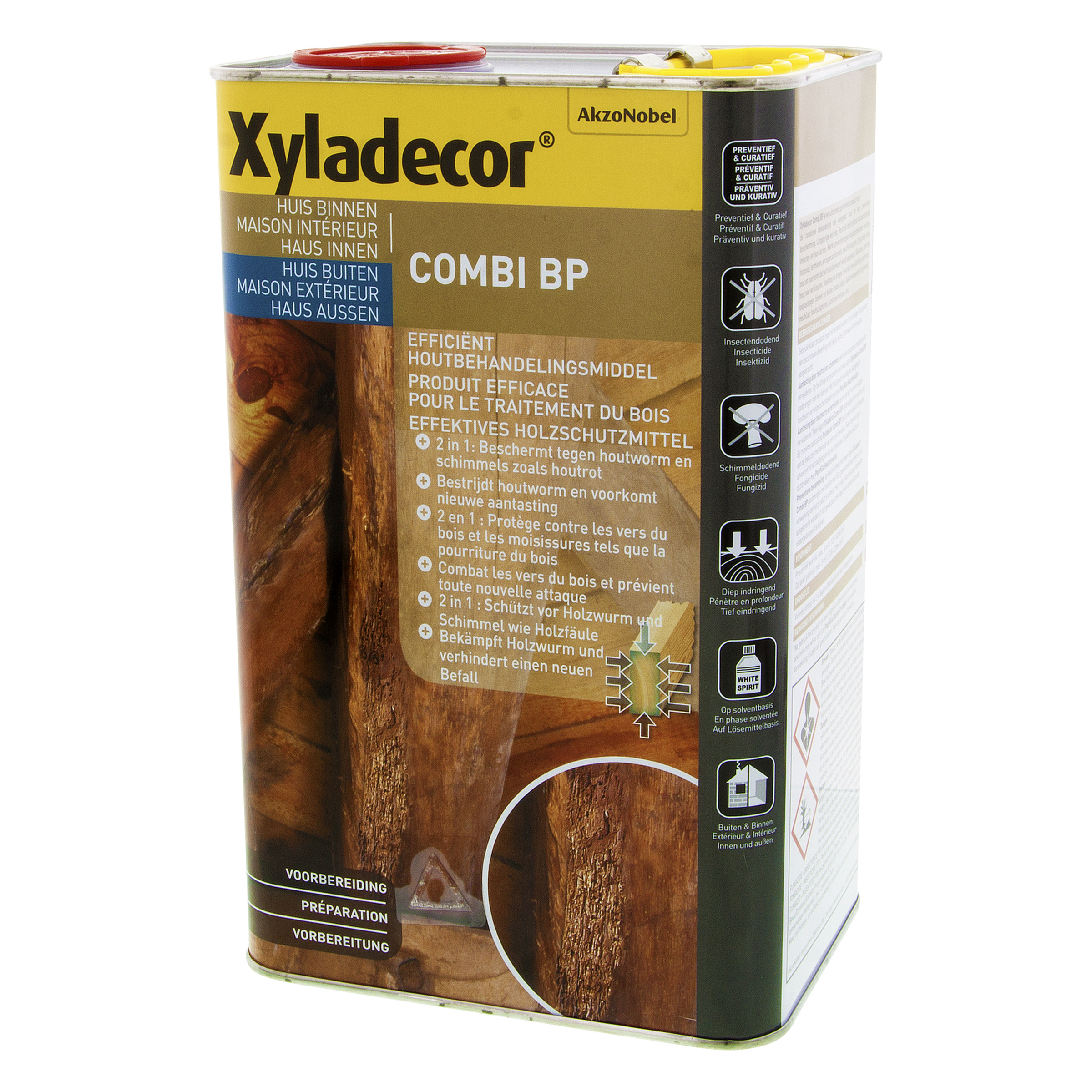 Xyladecor Combi houtbehandeling kleurloos 2,5 L | Beits, oliën & vernis | Verf & behang | GAMMA.be