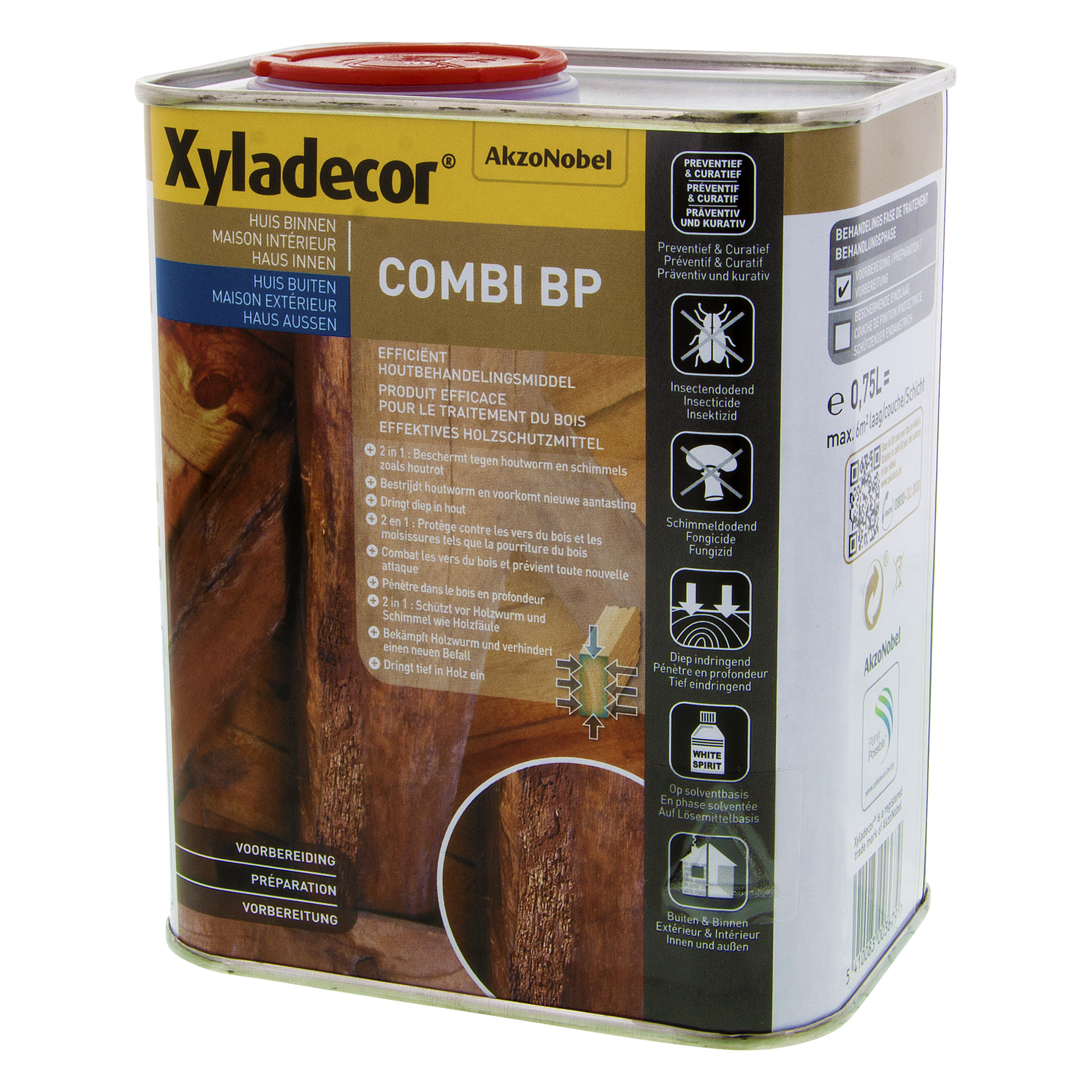 Xyladecor Combi houtbehandeling kleurloos 750 ml | Beits, oliën & vernis | Verf & behang | GAMMA.be