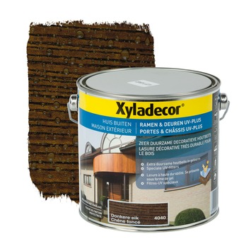 Xyladecor Ramen & Deuren UV-plus beits donkere eik 2,5 L | beits-olien-vernis | GAMMA.be