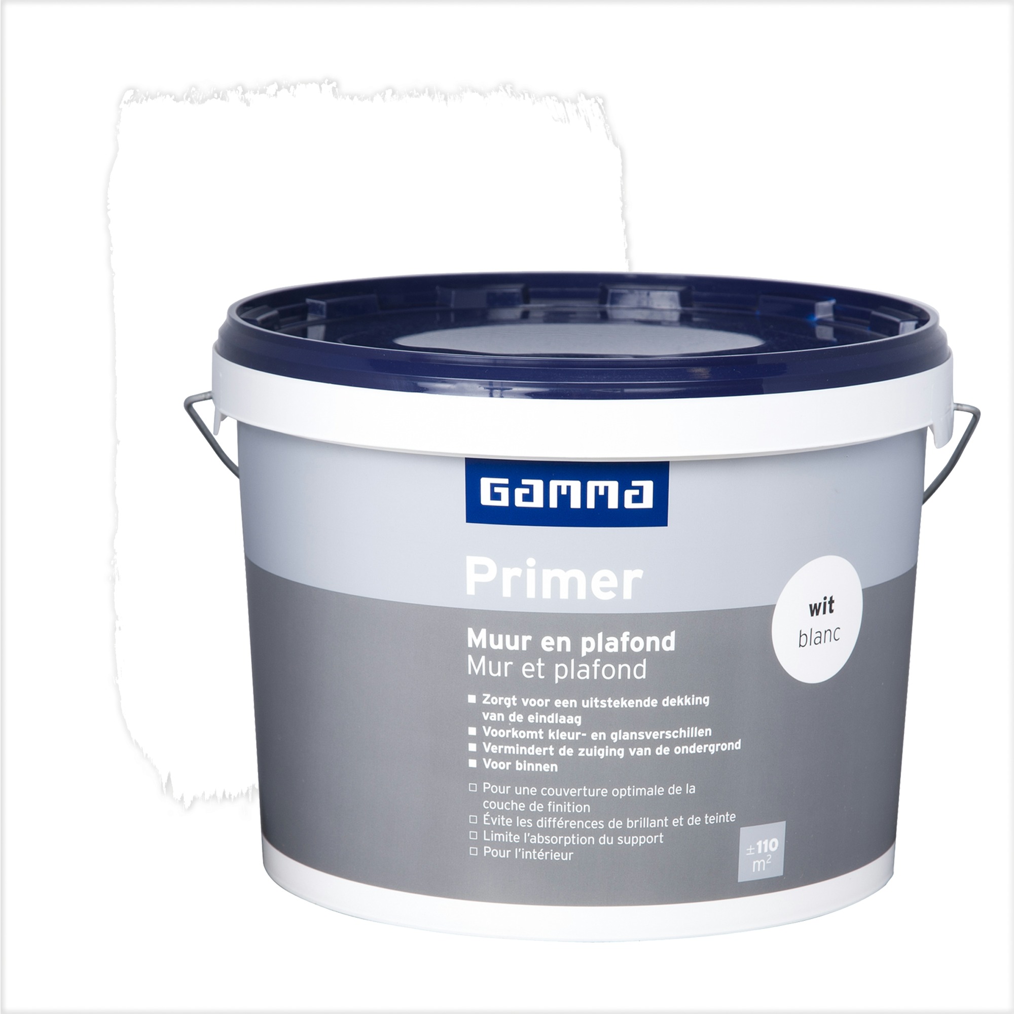 GAMMA primer muur en plafond wit 10 L | Primer & grondlagen | Verf ...