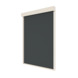 Store screen manuel 240x100 cm uni noir T71818 | stores-bannes-manuels ...