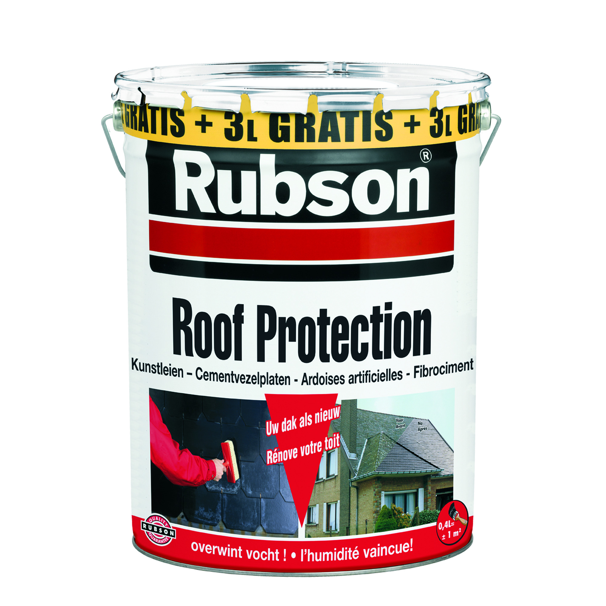 Rubson Roof Protection coating 20 l | Dakbehandeling | Dakbedekking ...