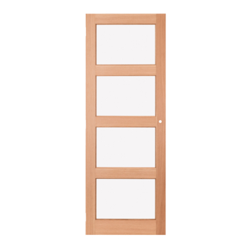 Binnendeur Pannello M06 MDF/eik fineer met helder glas 201,5x83 cm ...