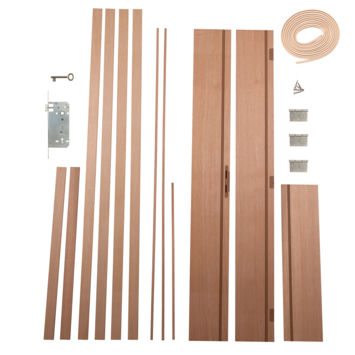 Deurkassement MDF/eik fineer 201,5x25x1,5 cm | deurkassementen | GAMMA.be
