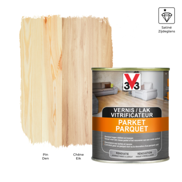 V33 parketvernis frequent gebruik zijdeglans kleurloos 750 ml | | GAMMA.be