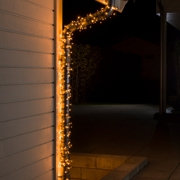 Konstsmide Micro LED snoer 400x extra warmwit one string 24v zwarte ...