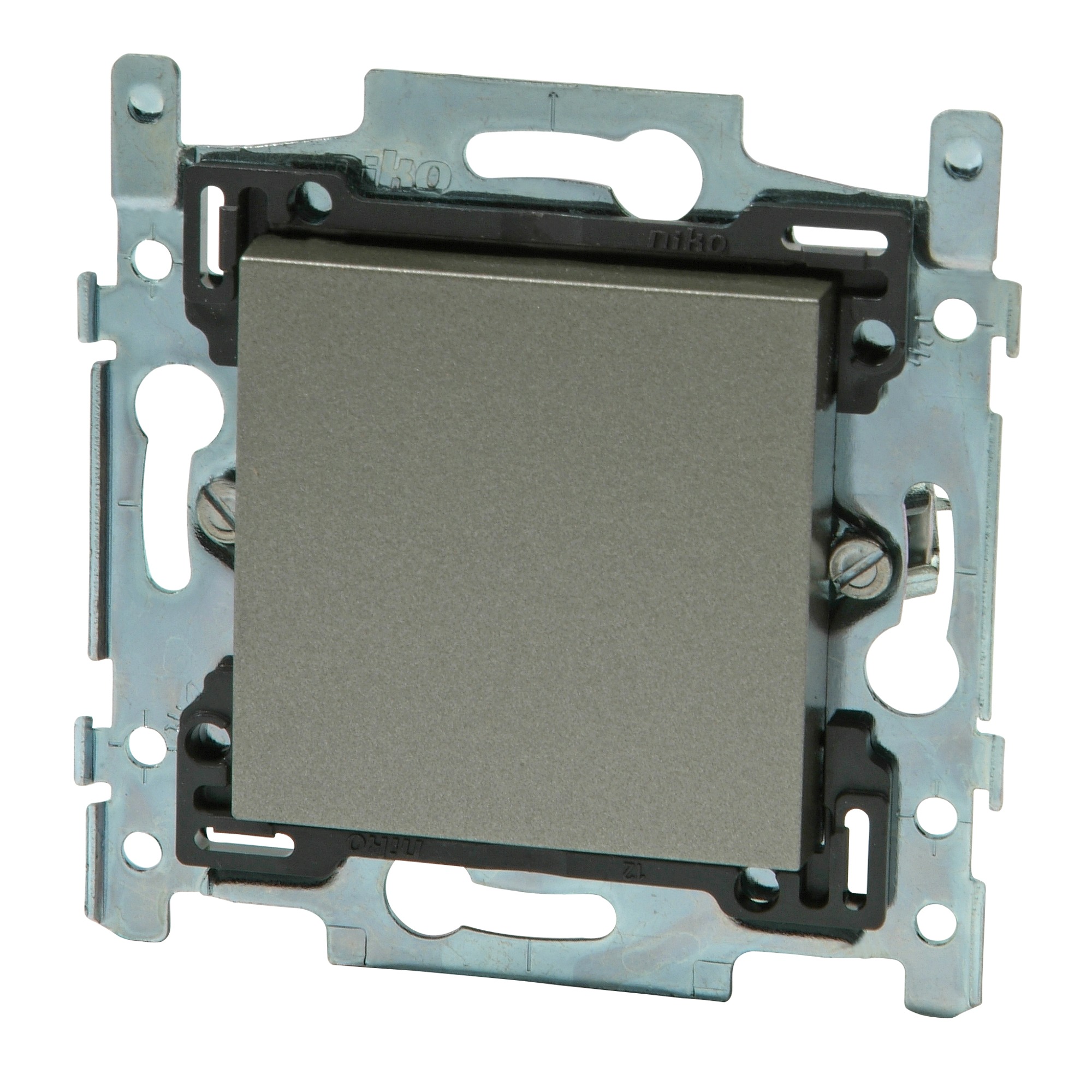 Cache-trou Niko bronze | Plaques de finition | Matériel électrique ...