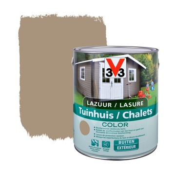 V33 beits tuinhuis color zijdeglans sandstone 2,5 L | GAMMA.be