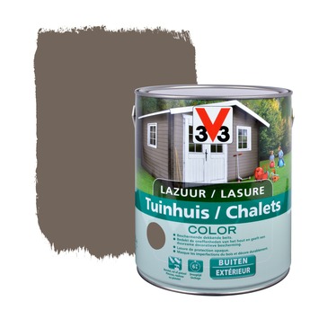 V33 beits tuinhuis color zijdeglans walnut 2,5 L | | GAMMA.be