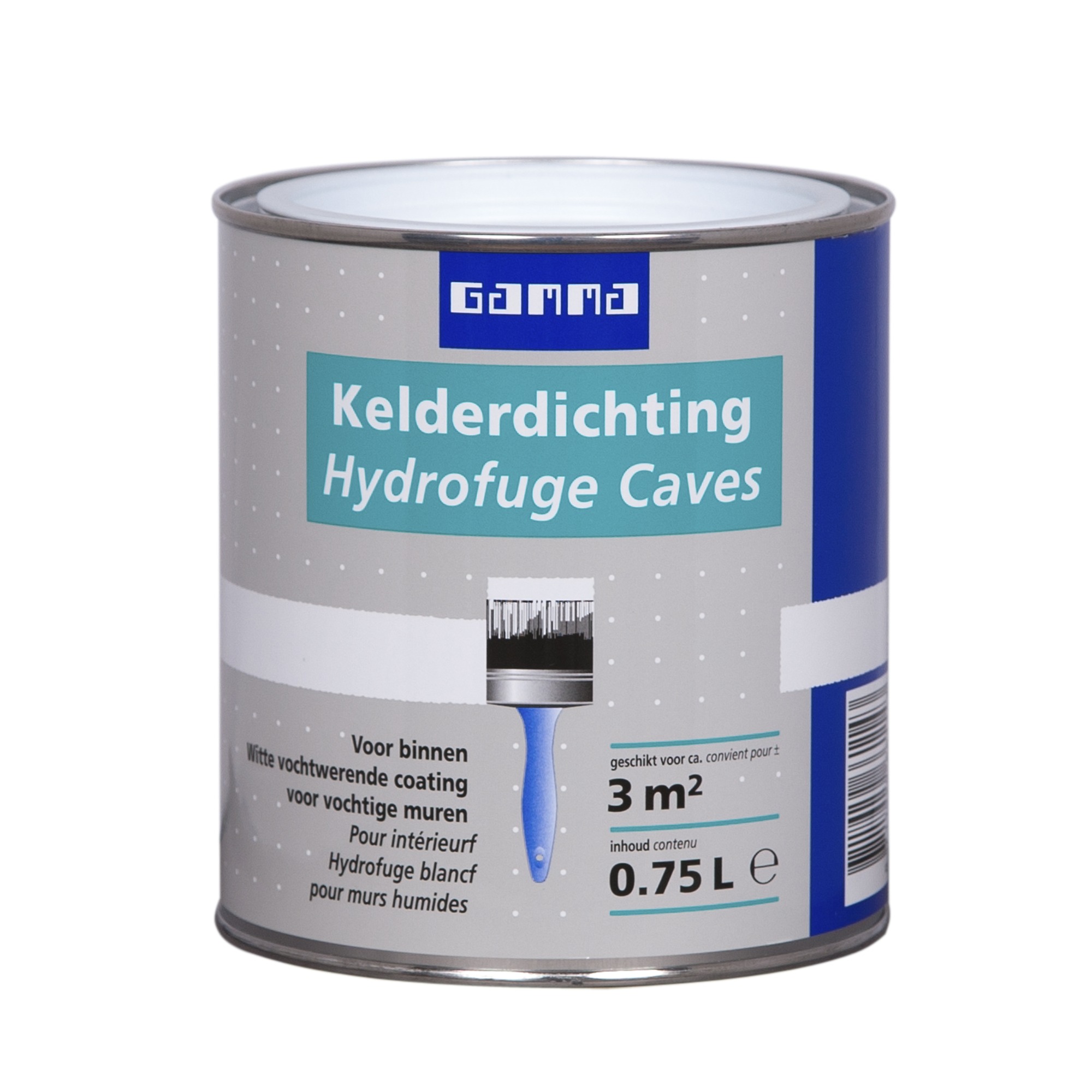 GAMMA kelderdichting muurverf mat wit 750 ml | Muurverf & plafondverf ...