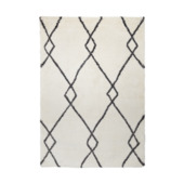 Tapijt Pelush Zwart wit ruit 160x230 cm | GAMMA.be