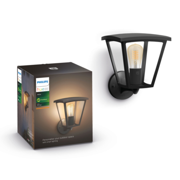 Philips Hue outdoor buitenlamp Inara zwart | plafondverlichting ...