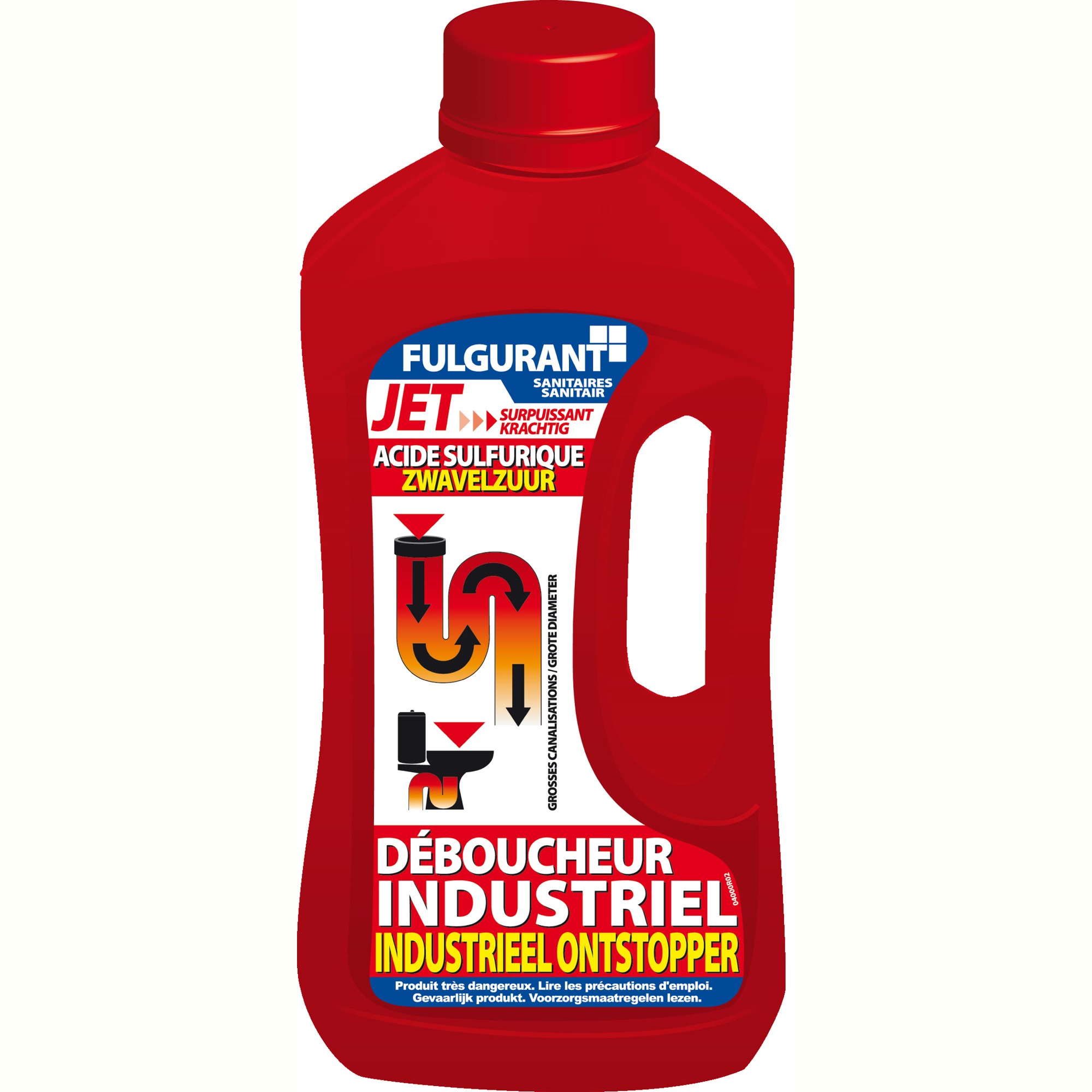 Fulgurant ontstopper industriëel 1 l | Chemicaliën | Huishoud | GAMMA.be