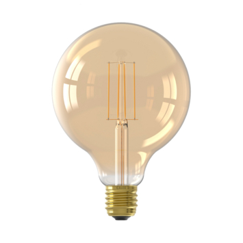 Calex LED filament globe 12,5 cm E27 4 W 470 Lm dimbaar goud | GAMMA.be