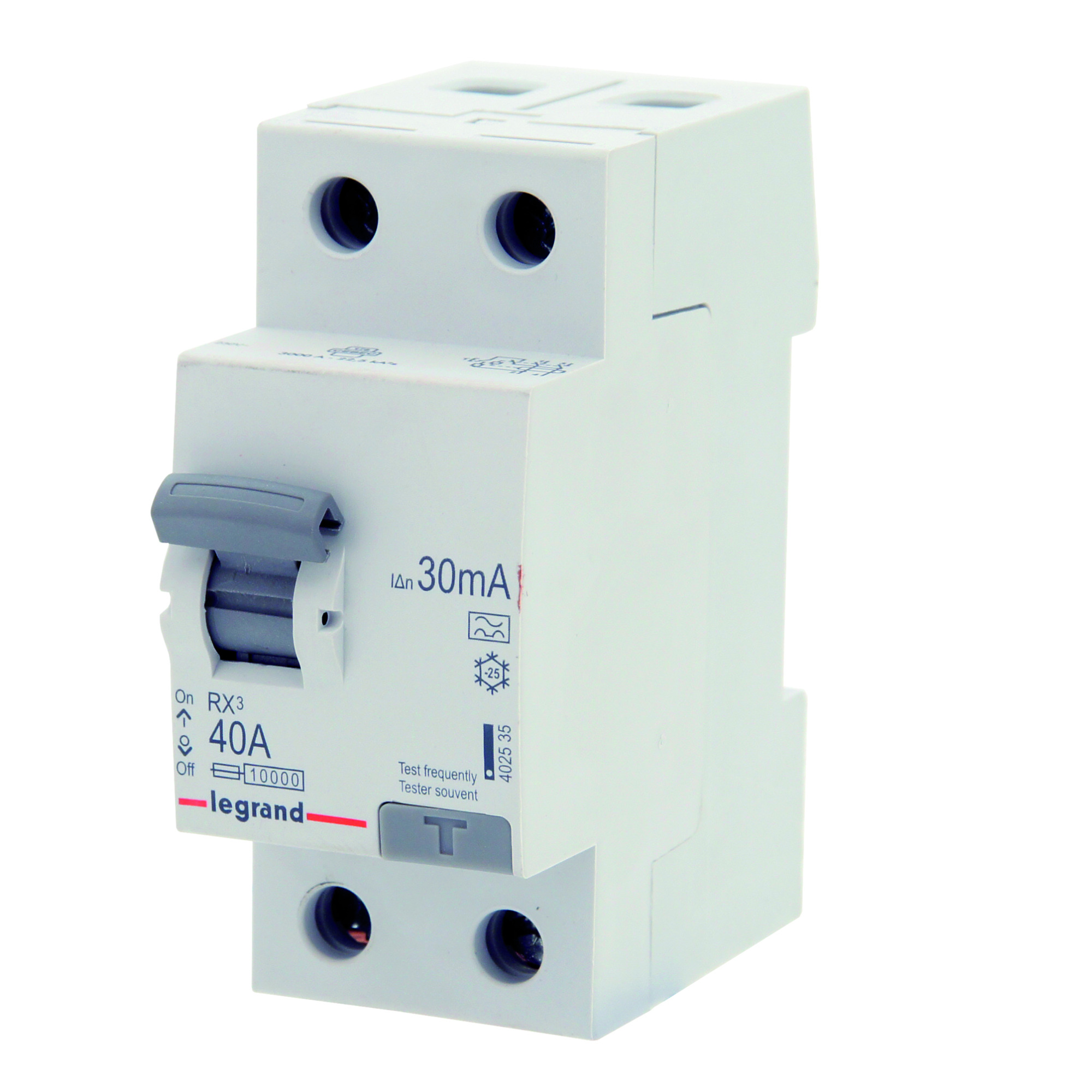 Disjoncteur différentiel Legrand 2P 40A 30mA | Fusibles | Installation ...