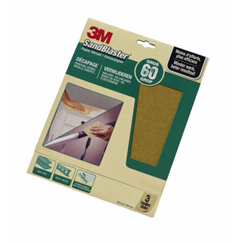 3M SandBlaster schuurpapier P60 groen 3 stuks | Schuurpapier | GAMMA.be