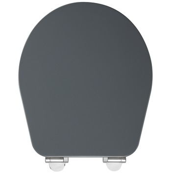 Allibert wc bril Kaskade MDF grijs antraciet | | GAMMA.be