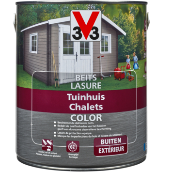 V33 beits tuinhuis color zijdeglans moonstone 2,5 L | beits | GAMMA.be