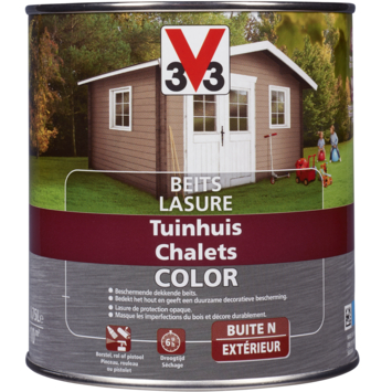 V33 tuinhuisbeits color zijdeglans moonstone 750 ml | beits | GAMMA.be