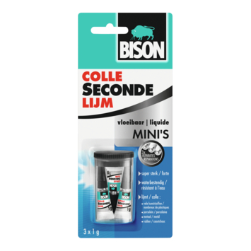 Bison secondenlijm super compact 3x 0,8 g | Secondelijm | GAMMA.be