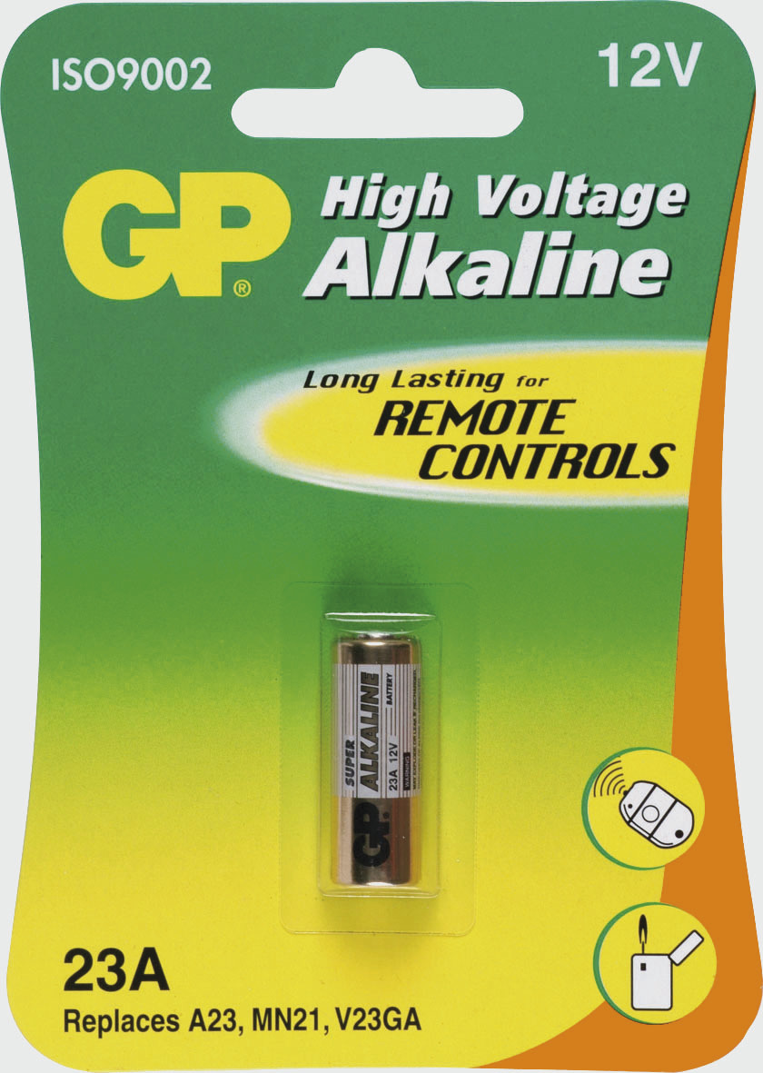 Pile alcaline télécommande GP 23A 12V, 1 pièce | Piles | Piles | Électricité | GAMMA.be